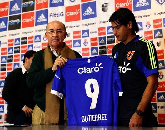 Enzo Gutiérrez llega a reforzar la delantera de la Universidad de Chile