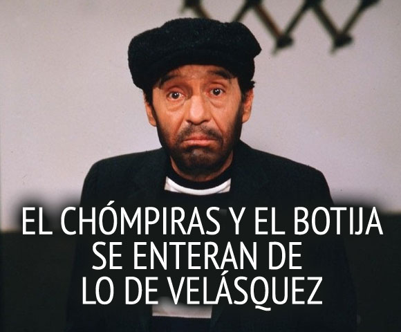 El Chómpiras y el Botija se enteran de votación de Pedro Velásquez