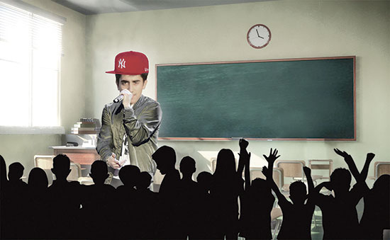 El profesor rapero de historia que se volvió viral