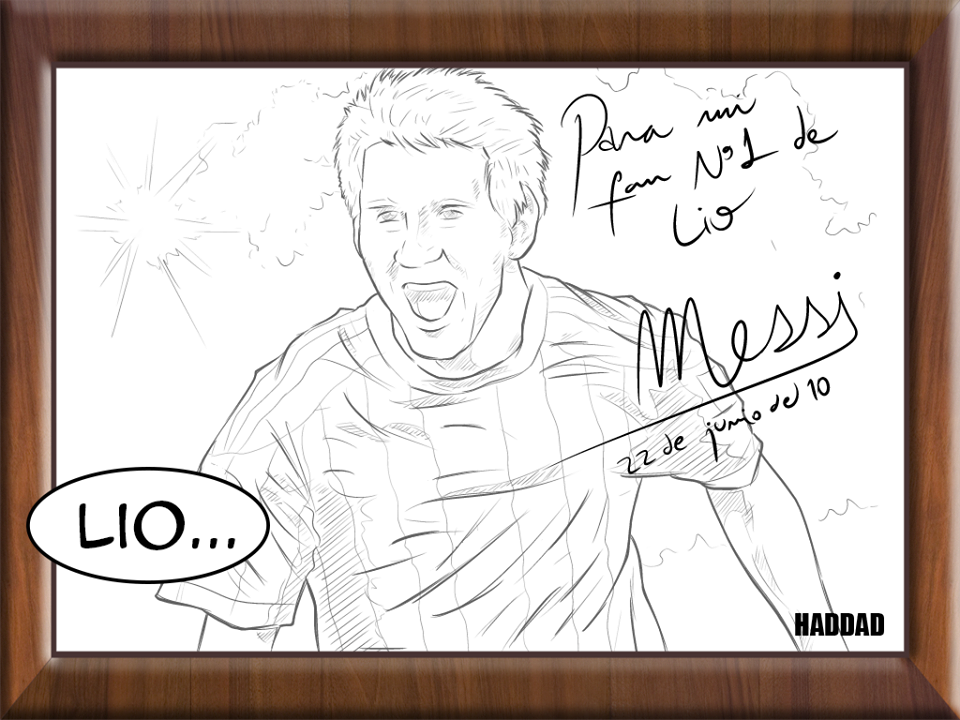 Notable: Haddad se manda flor de ilustración sobre la Roja al más puro ...