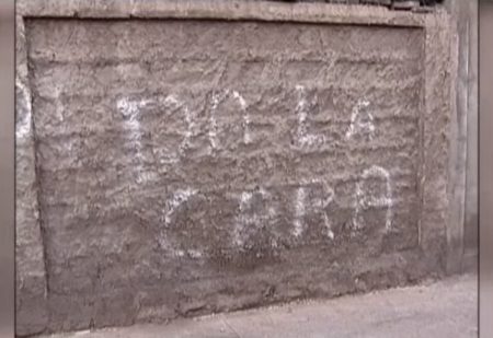 Paredes rayadas con fuertes mensajes aparecieron en el barrio de ...