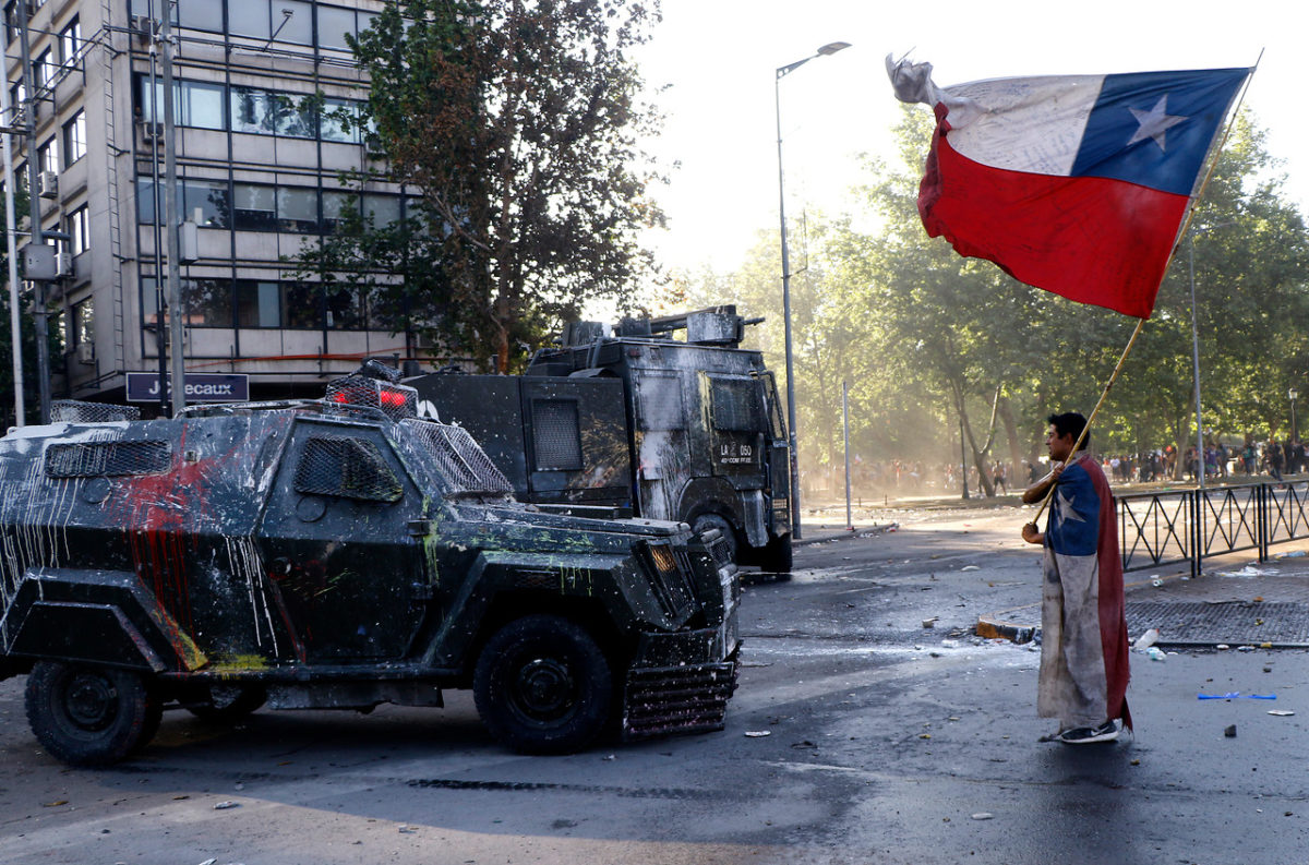 Una imagen del estallido social chileno figura entre las mejores fotos ...