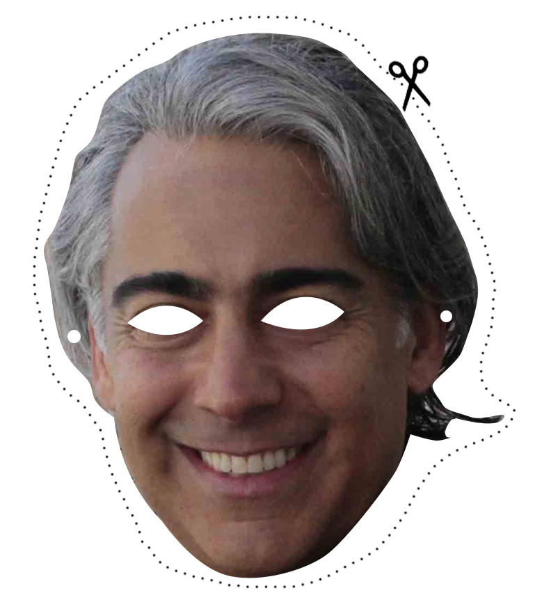 HUMOR. Aterradoras máscaras recortables de los candidatos para este ...