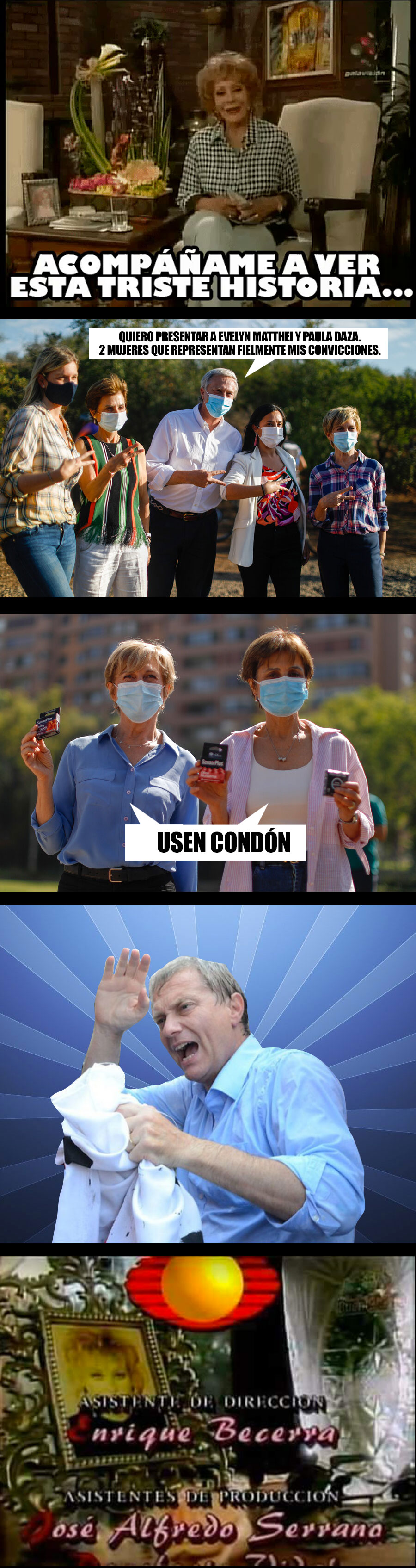 HUMOR. Matthei, Daza y Kast: Acompáñenme a ver esta triste historia