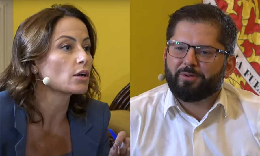 VIDEO: La insólita pregunta que Constanza Santa María le hizo a Boric