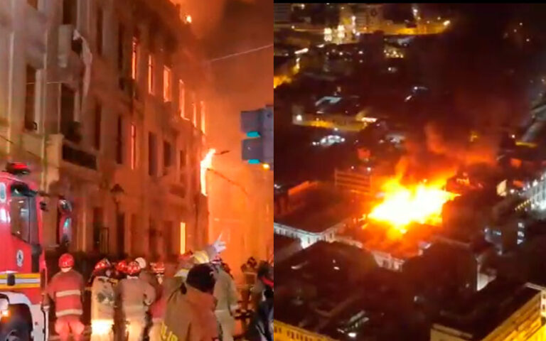 Incendio en el centro de Perú marca protestas contra el Gobierno