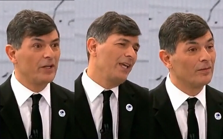 Tres momentos de la primera entrevista de Parisi al volver a Chile