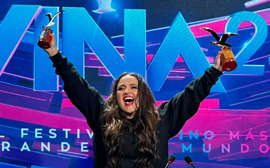 Pamela Leiva y sus palabras tras triunfar en la Quinta