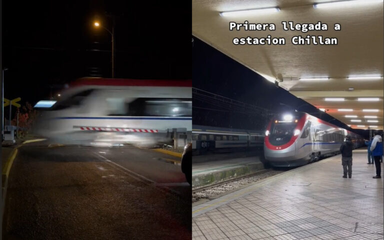 Así es por dentro el tren que une a Santiago con Chillán