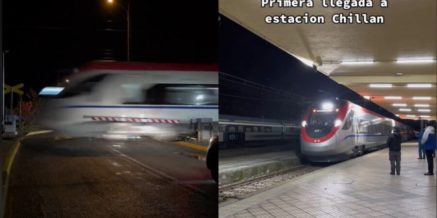 VIDEO. Sujetos rayaron nuevo tren que conecta Chillán y Santiago