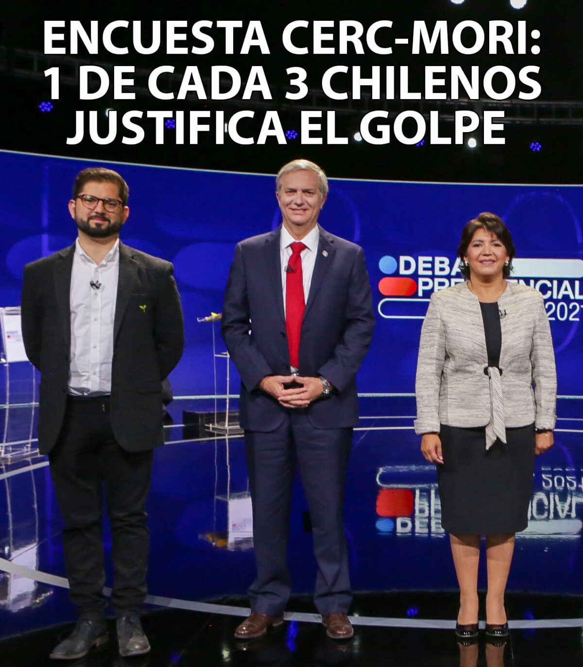 HUMOR. ¿El 36% de los chilenos justifica el golpe? Encuesta Cerc-Mori explicada gráficamente