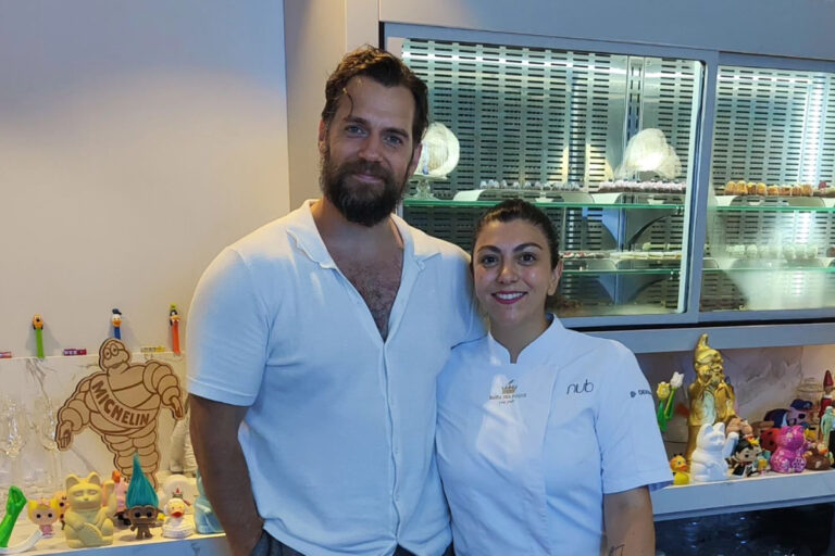 El encuentro de la chef Fernanda Fuentes con Henry Cavill