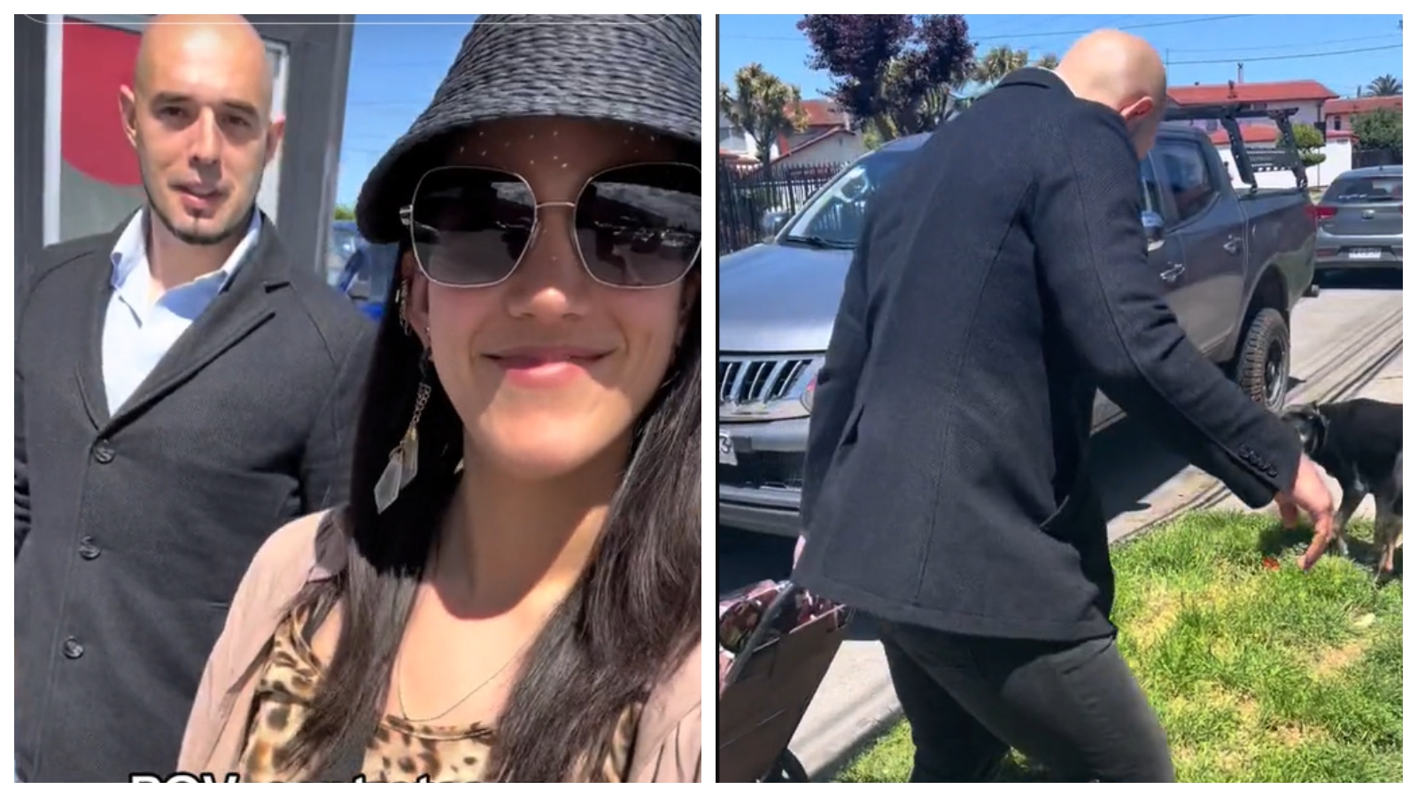 Chilena es viral tras contratar guardaespaldas para comprar