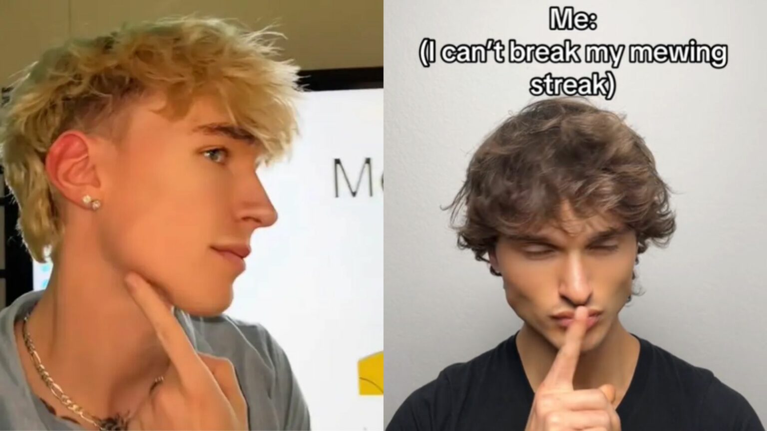 Qué es el Mewing, el ejercicio que es viral en redes sociales