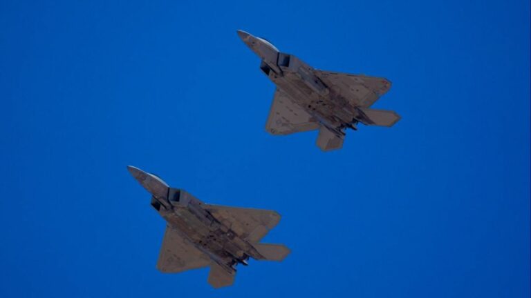 Los aviones F-22 Raptor que se presentarán en la Fidae 2024