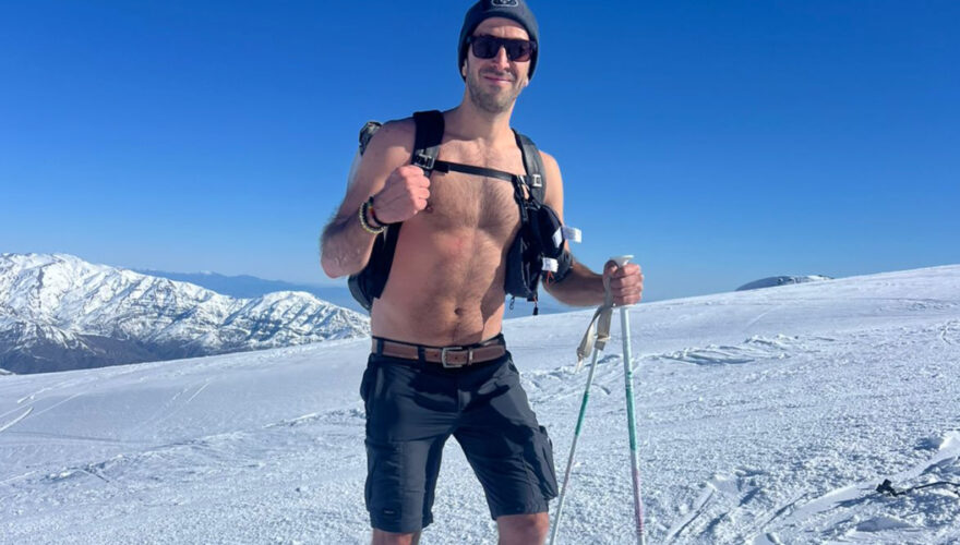 El Hombre de Hielo chileno que vende la experiencia del frío
