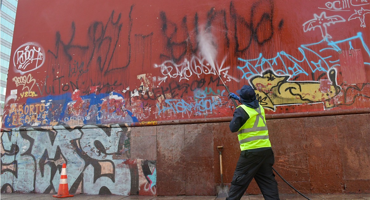 ¿Hasta qué punto se soportan y qué se hace con los grafitis en la ciudad?
