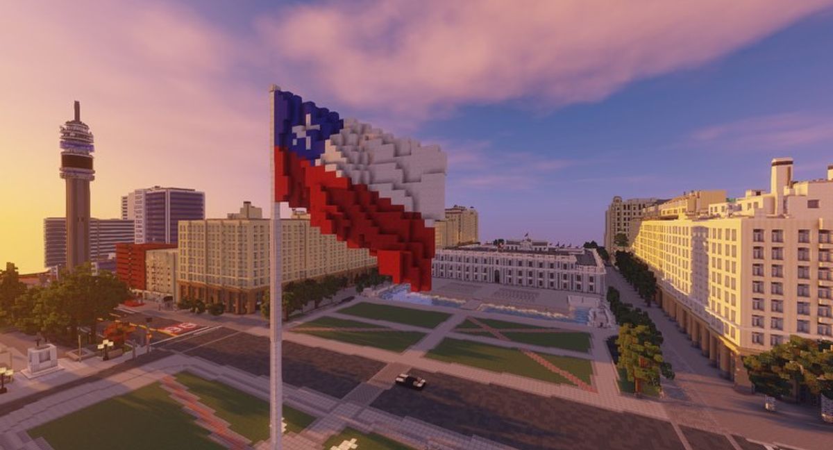 Jóvenes están construyendo Chile a escala en Minecraft: "La idea es hacer todo, desde el árbol ...