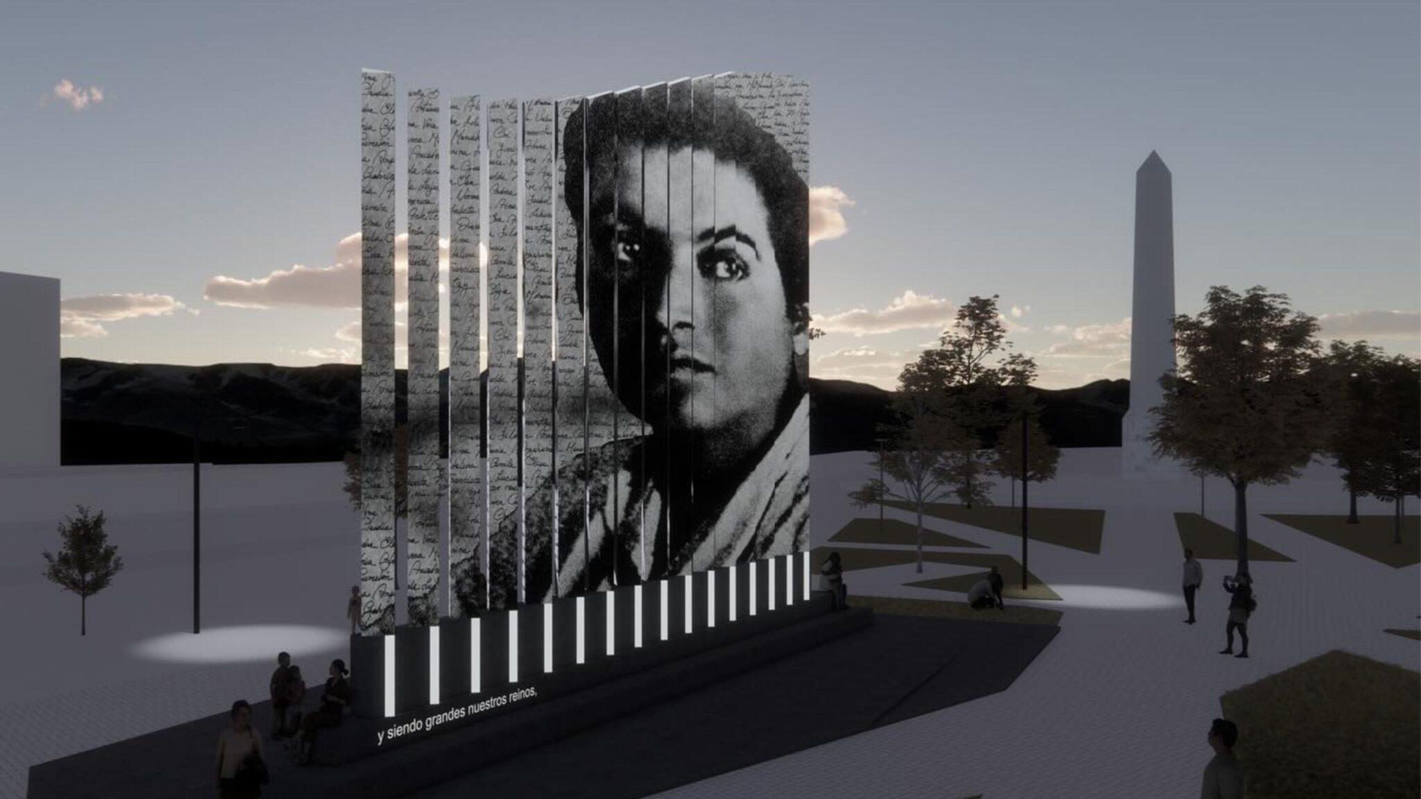 Así será el monumento a Gabriela Mistral que se erigirá en Baquedano ...