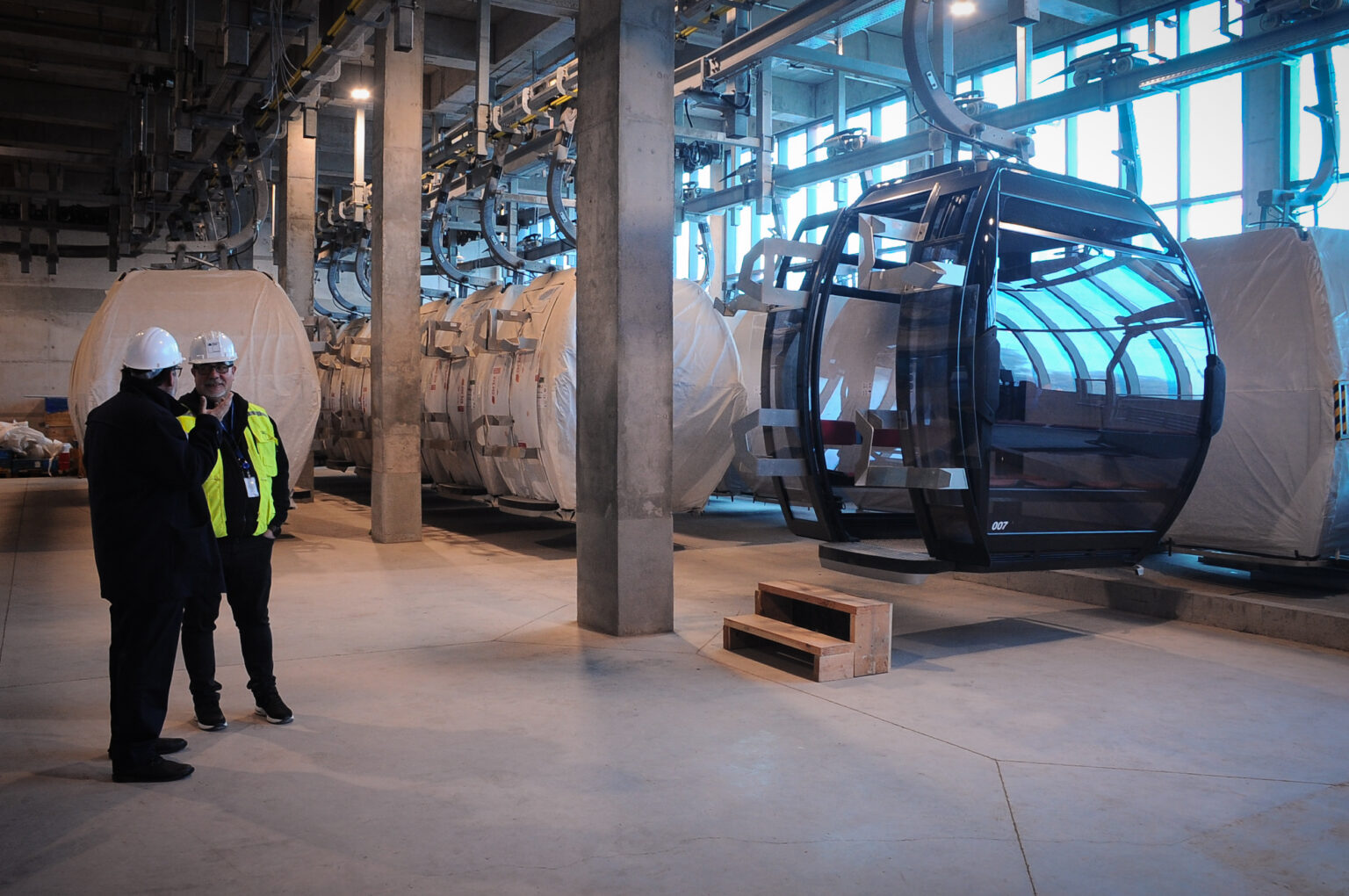 Teleférico Pío Nono ya está en movimiento con pruebas técnicas: obras ...
