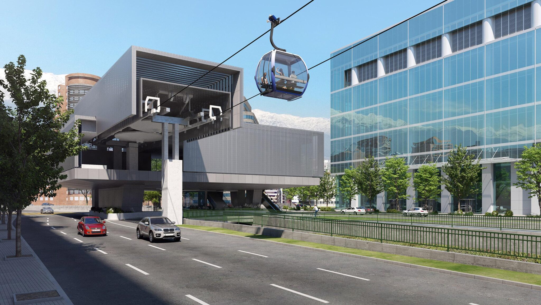 Teleférico Bicentenario será parte del transporte público de Santiago y ...